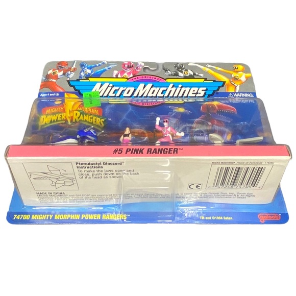 Micro Machines | Toys | Vtg Mighty Morphin Power Rangers Pink Ranger ...